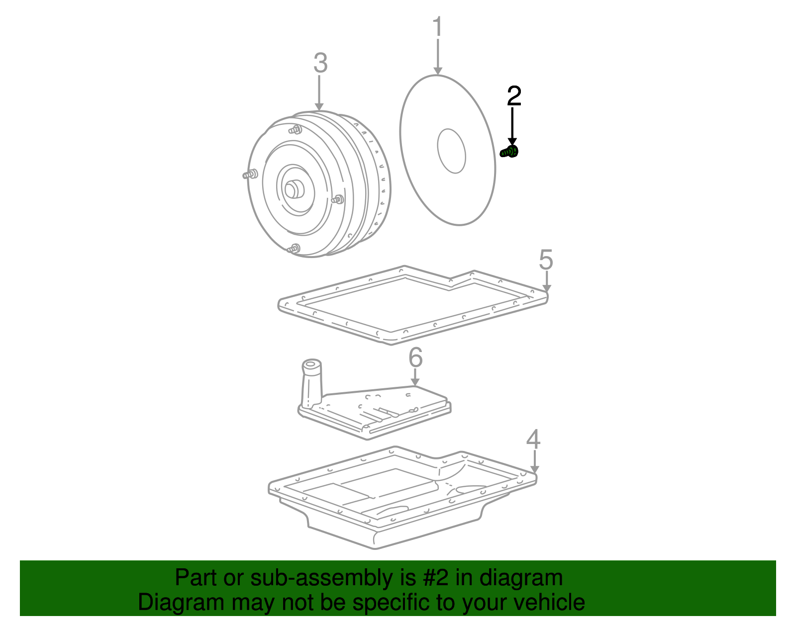 1999-2003 Ford Flywheel Bolt F5TZ-6379-A | Awesome Parts Ford