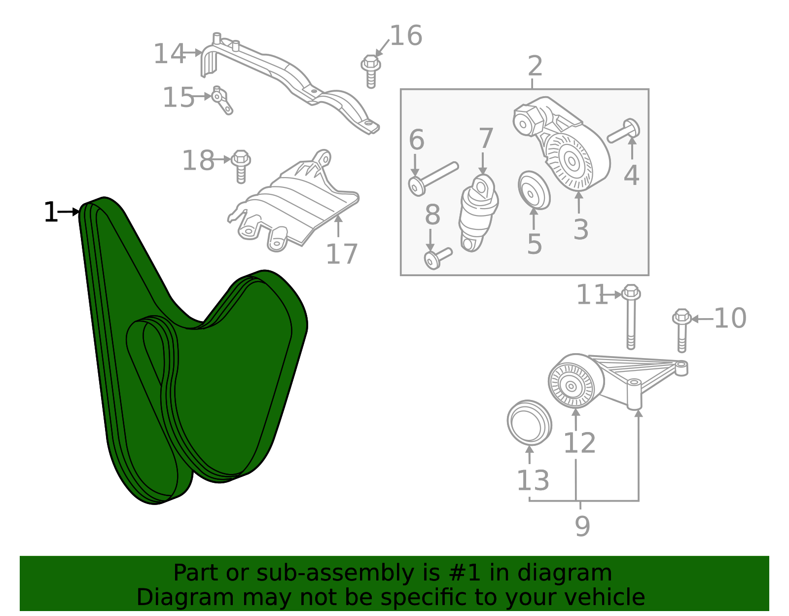 2012-2025 Porsche Serpentine Belt 0PB-903-137-A | Sunset Porsche Parts