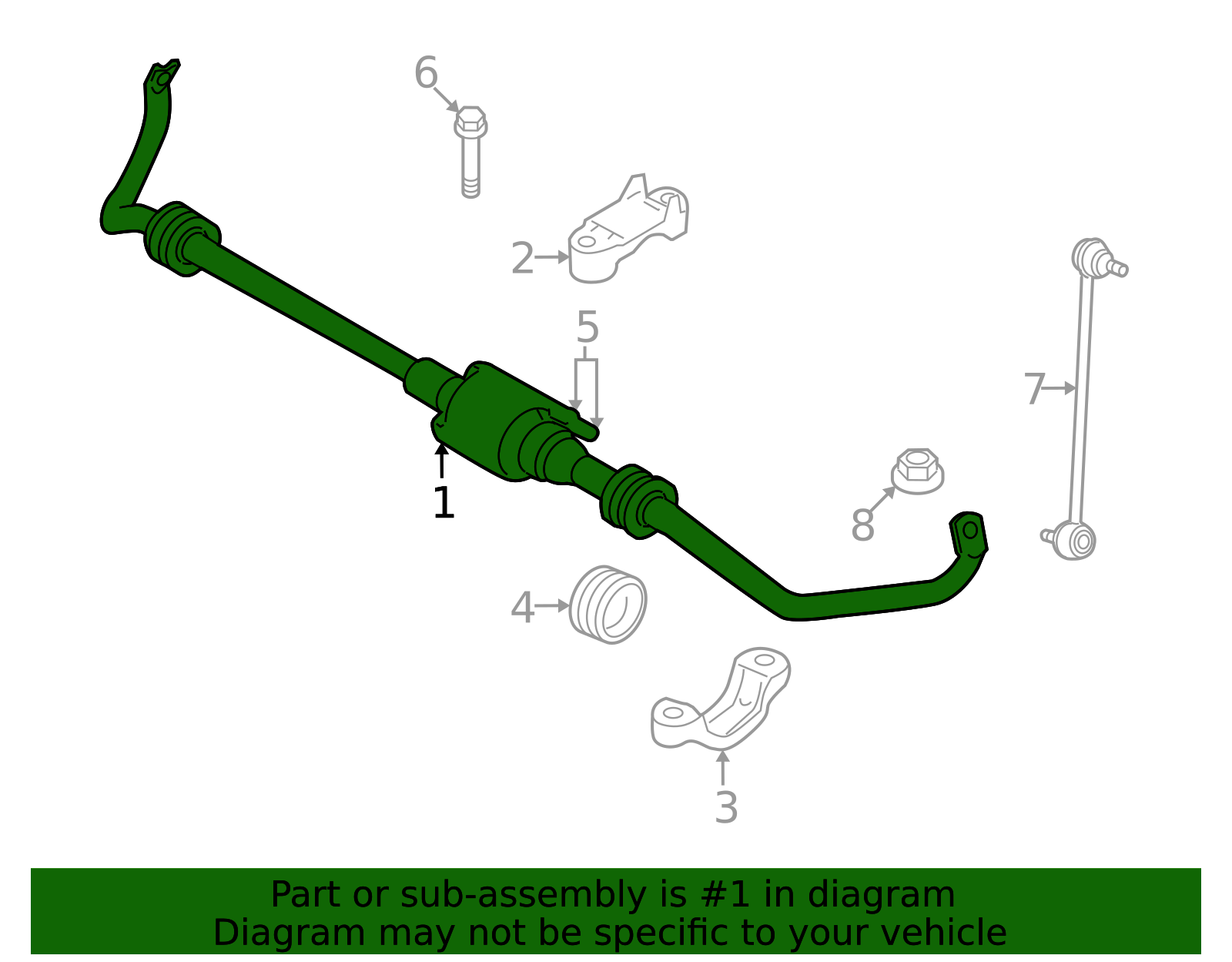 37-11-6-775-205 - Stabilizer Bar - 2009-2019 BMW | BMW Parts Exchange