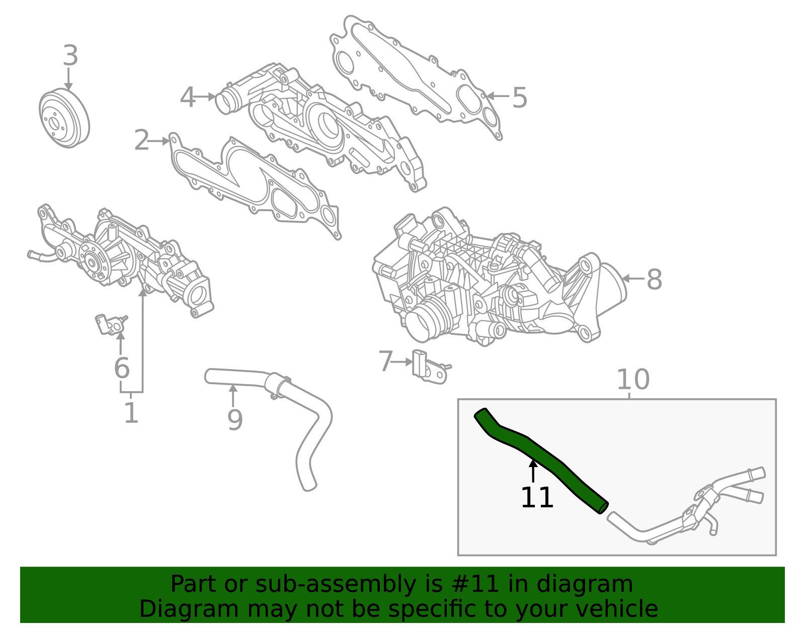 Heater Hose - Keep Cabin Warm with OEM Flow 97311-AR100 | AutoNation Parts