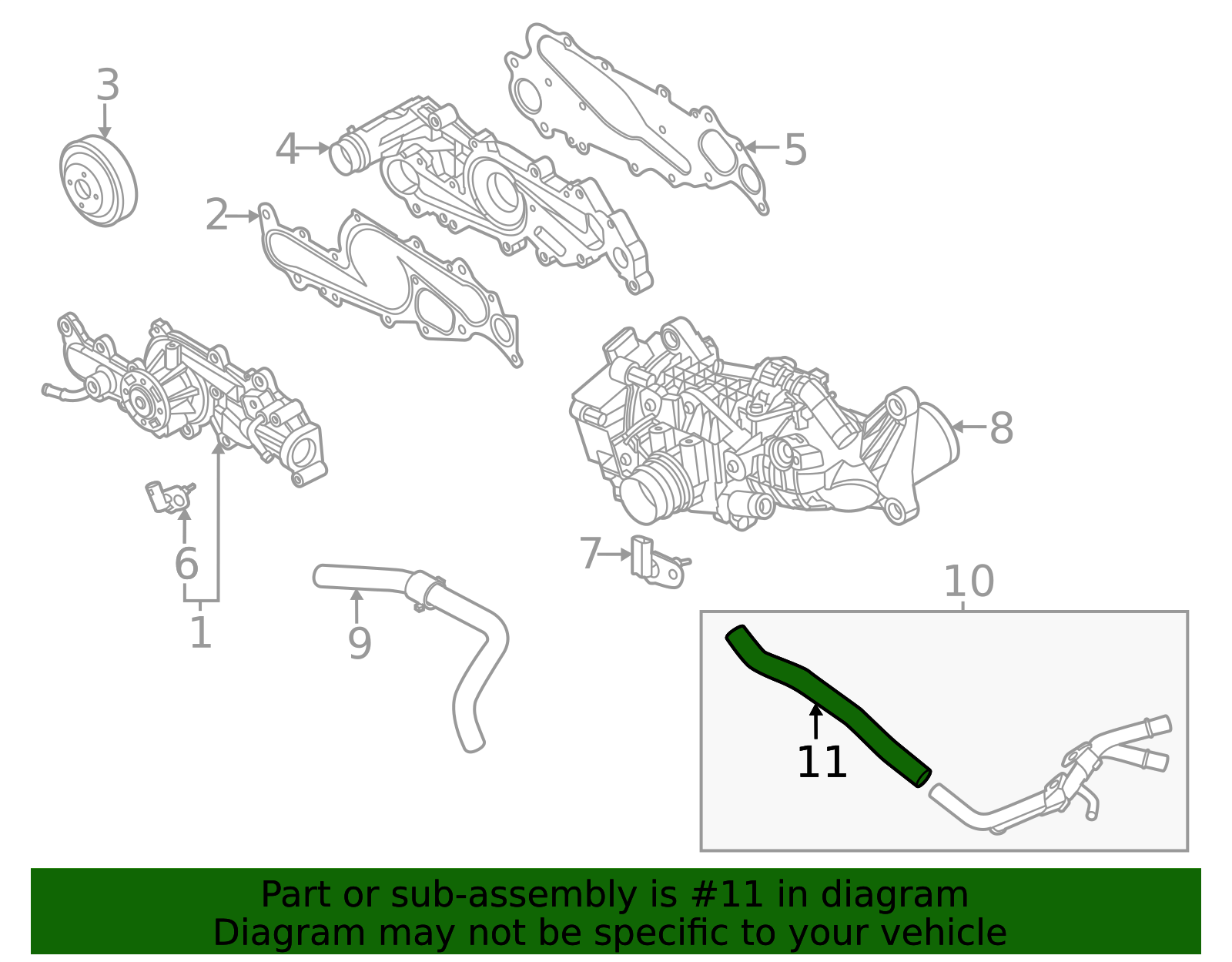 Heater Hose - Keep Cabin Warm with OEM Flow 97311-AR100 | AutoNation Parts