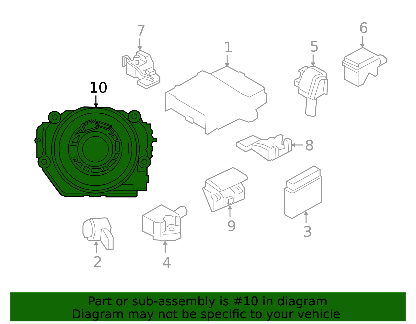 61-31-6-992-509 - 2014-2023 BMW - Clock Spring | BMWPartsHub