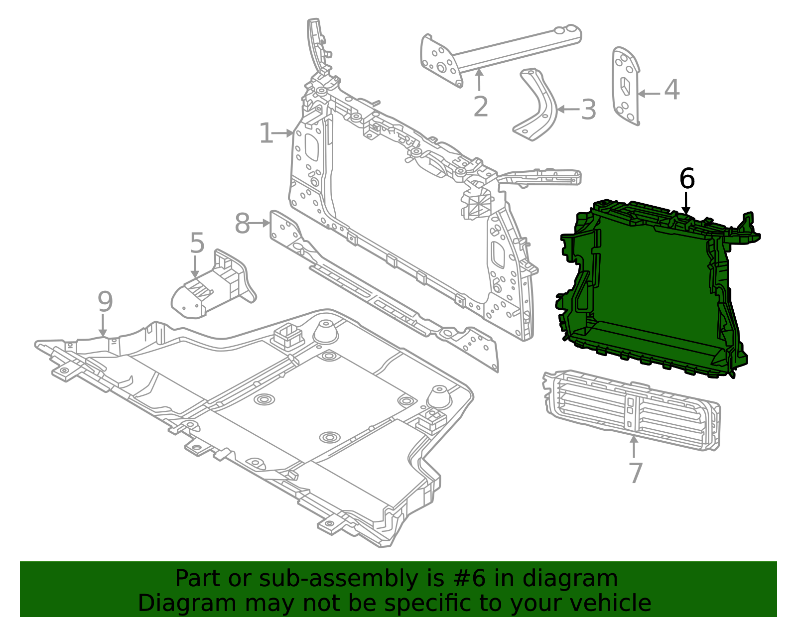 Shroud 68616546AA | Mopar Parts Canada