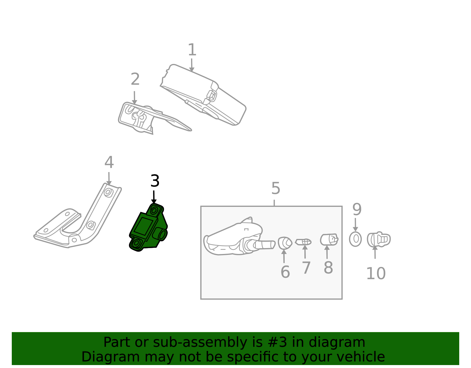 2009-2015 Acura Tire Pressure Monitoring System (TPMS) Sensor ...
