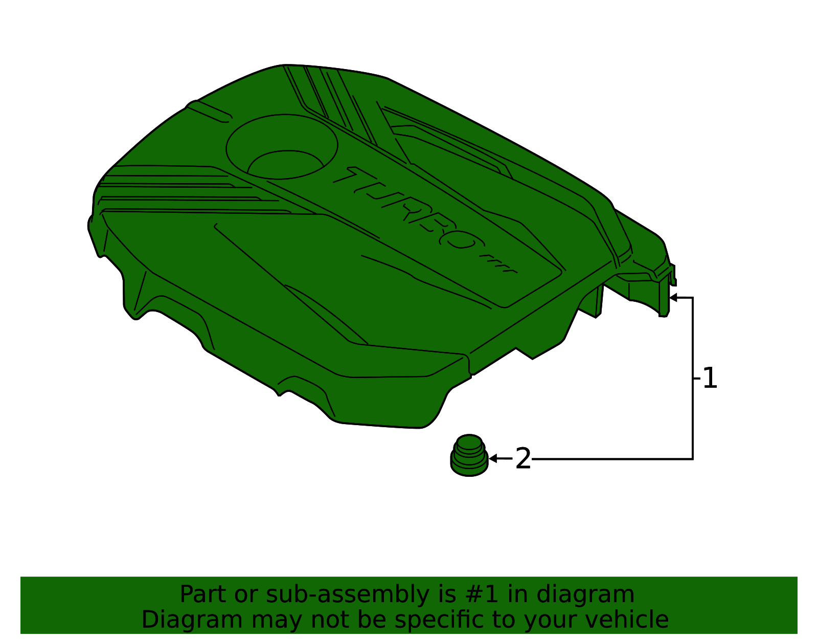 2020-2024 Kia Engine Cover 29240-2B220 | TascaParts.com