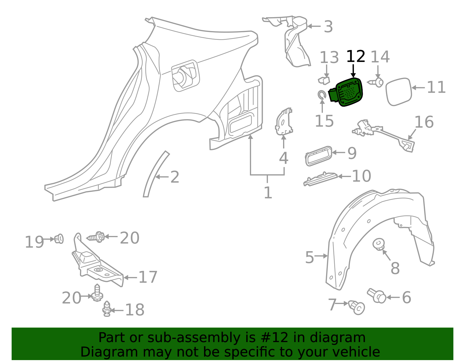 77305-53010 - High-Quality Fuel Door Hinge for 2014-2020 Lexus ...