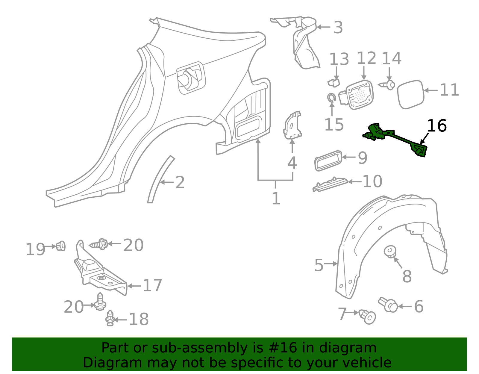 2014-2020 Lexus | Fuel Filler Door Lock Actuator | 77030-53020 | OEM ...