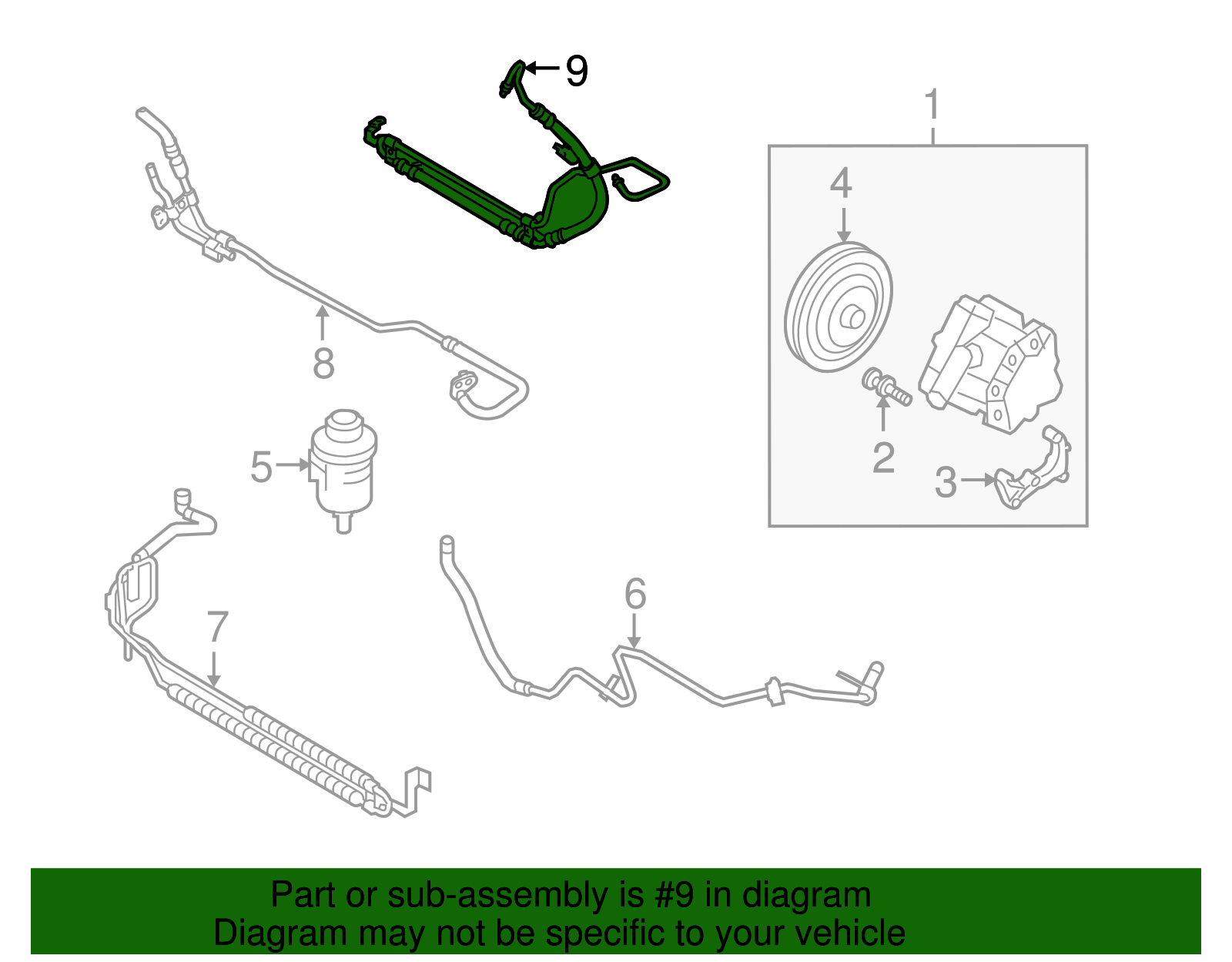 31329912 - Pressure Hose - 2008-2010 Volvo | Volvo OEM Parts Direct