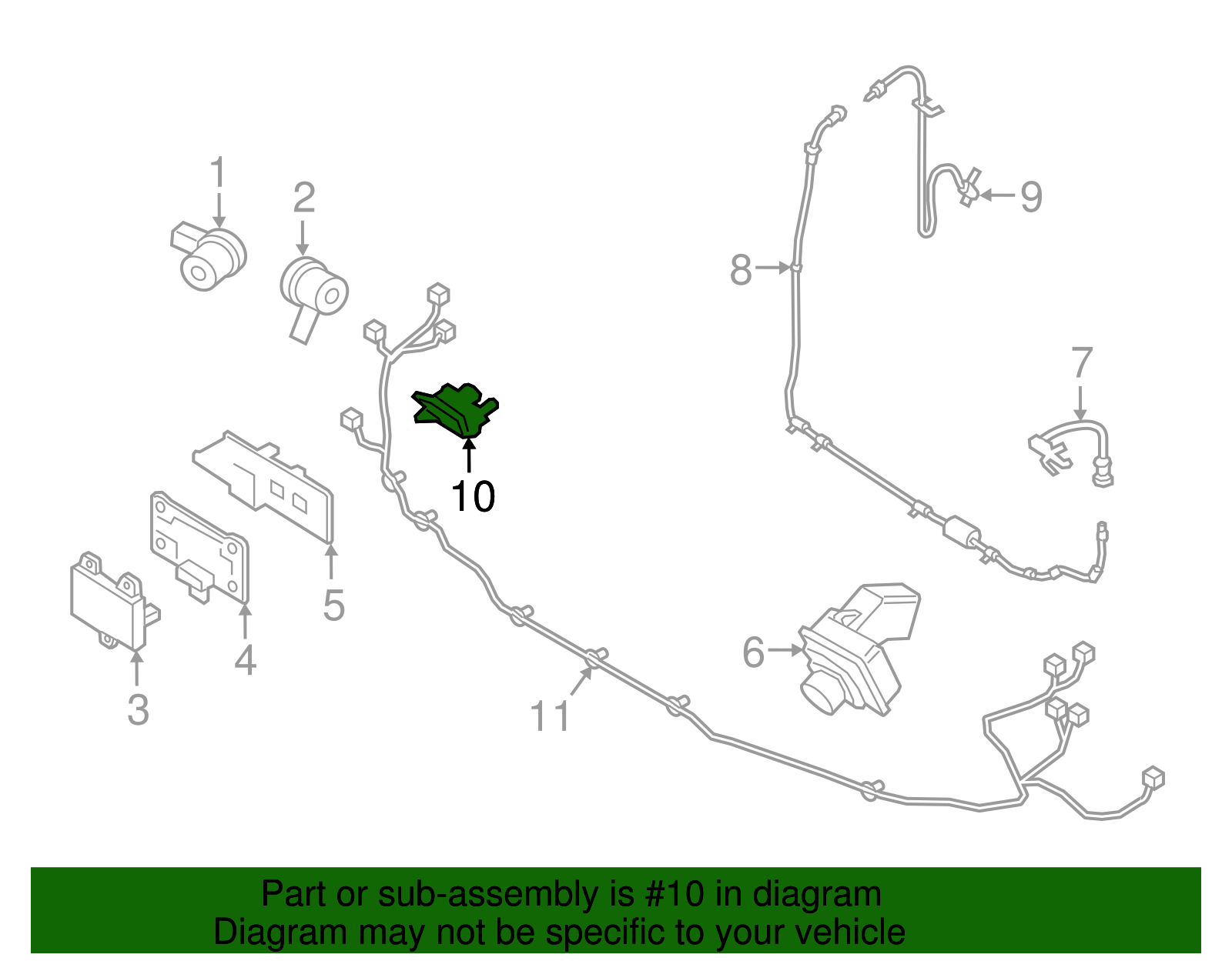 AU5Z-12A647-B - 2011-2025 Ford - Ambient Temp Sensor | My Ford Parts