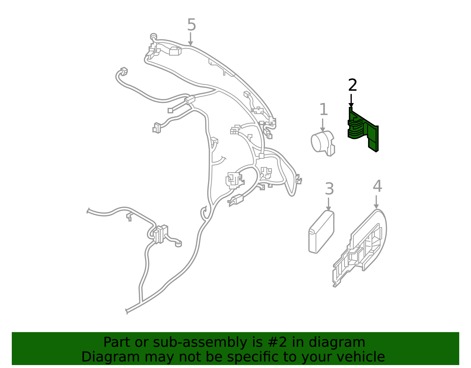 28533-5DA2A - Parking Aid Sensor Housing Official INFINITI Parts Store
