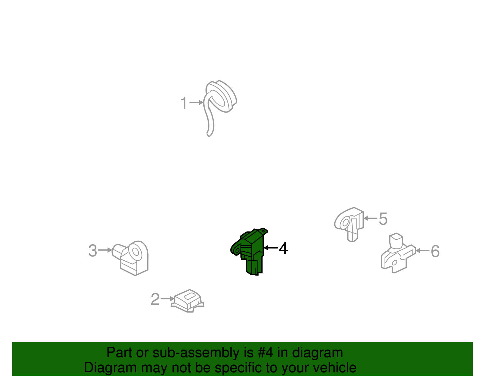 2015-2017 Ford Side Impact Sens CK4Z-14B345-B | Ford OEM Parts Outlet