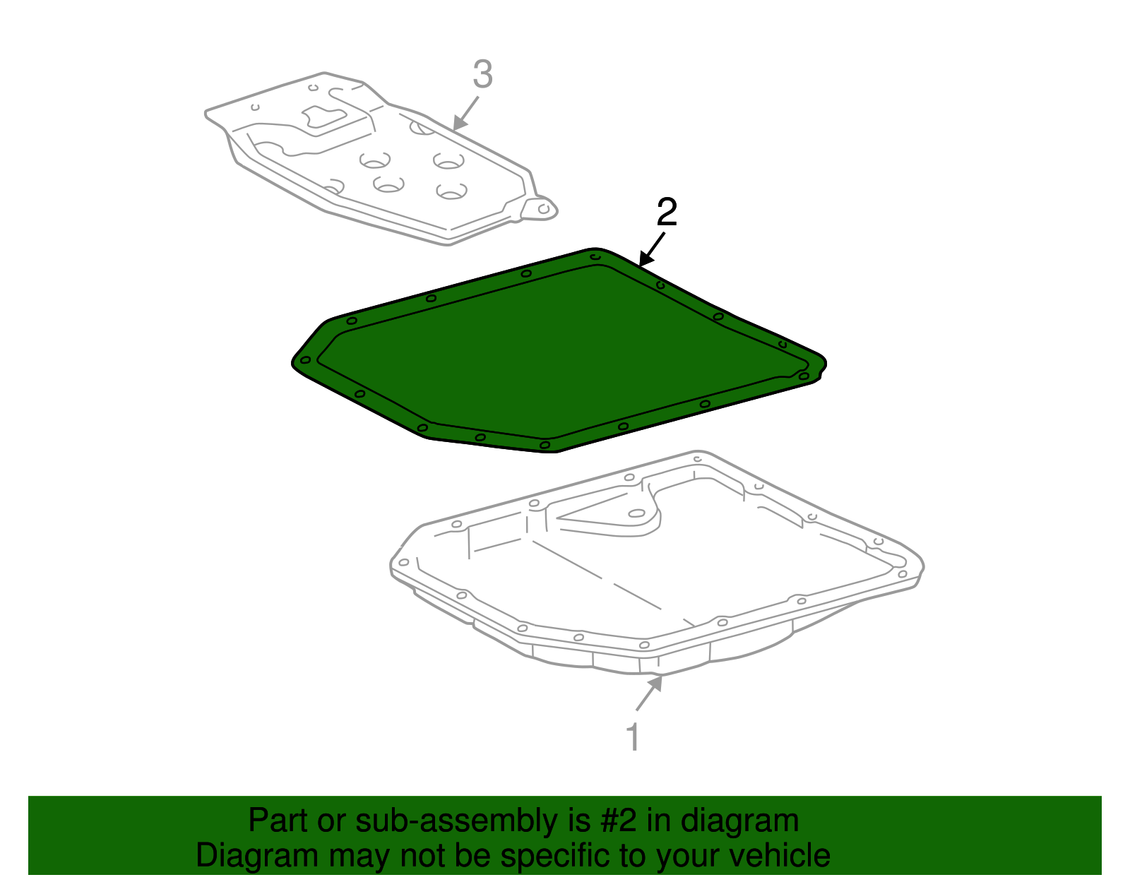 Genuine Official Toyota Gasket, Automatic Transaxle Oil Pan part# 35168 ...