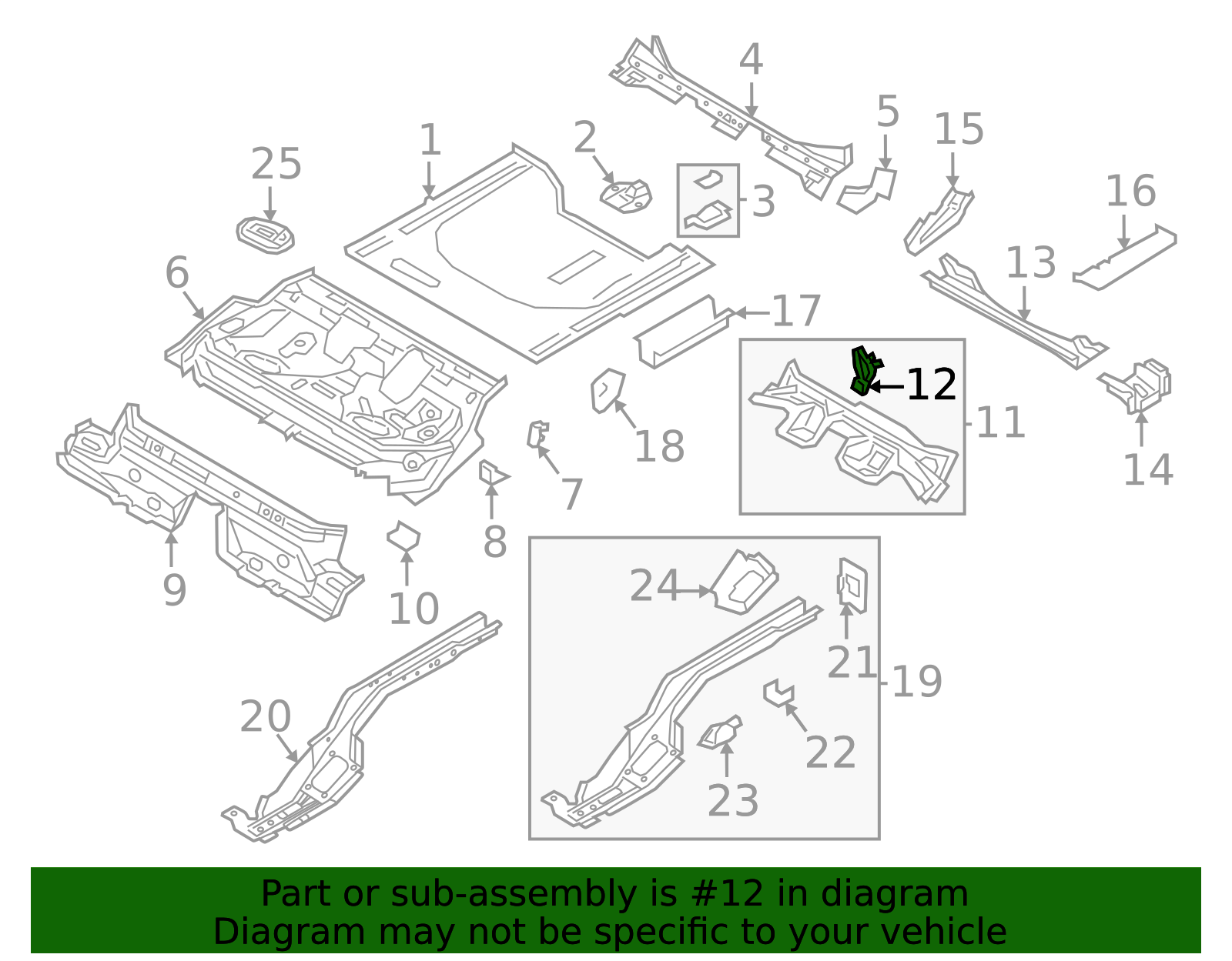 2015-2026 Volkswagen Mount Bracket 5Q0-813-727-C | OEM Parts Online
