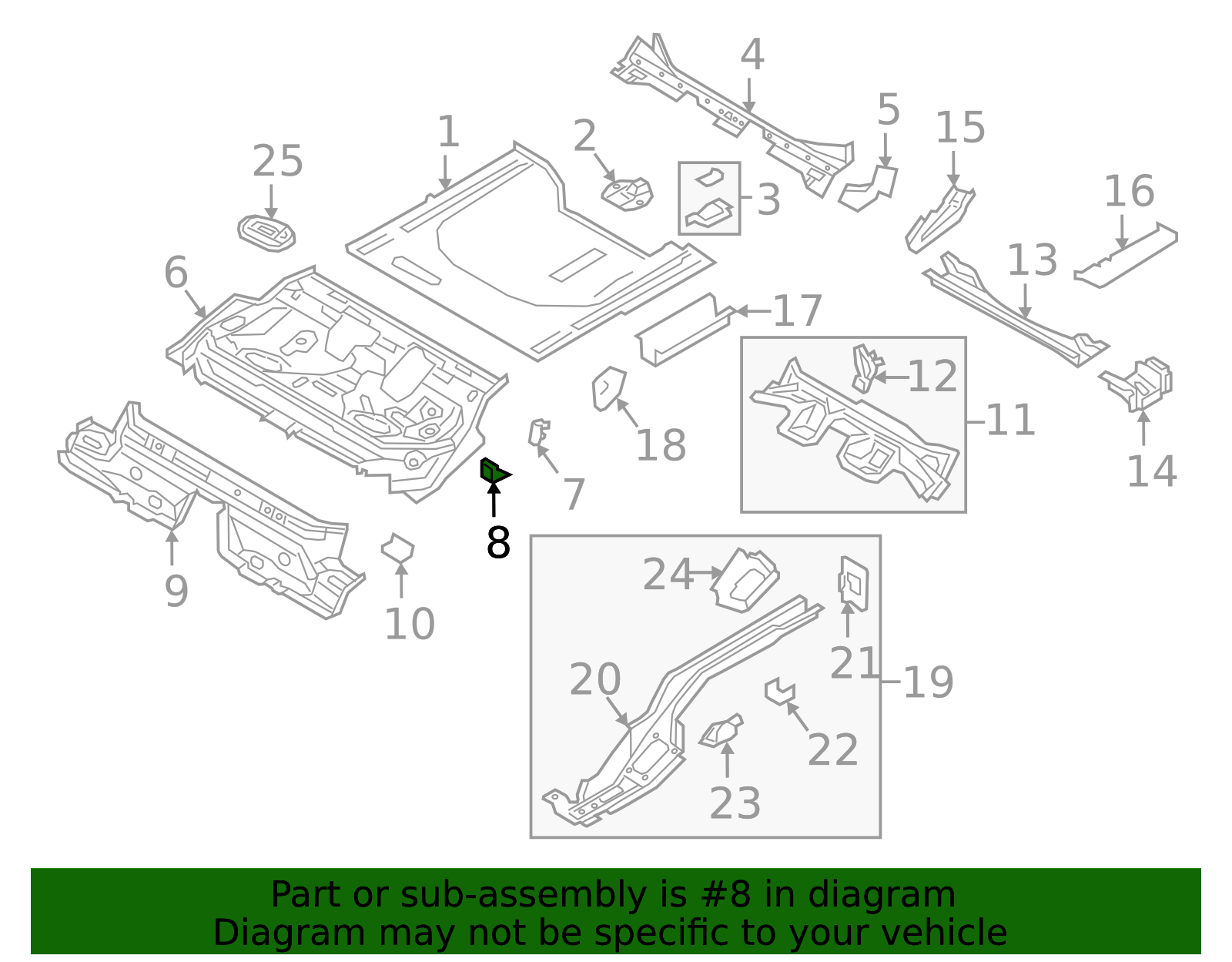 2015-2025 Volkswagen Front Retainer 5Q0-803-781-A | VW Direct Auto Parts