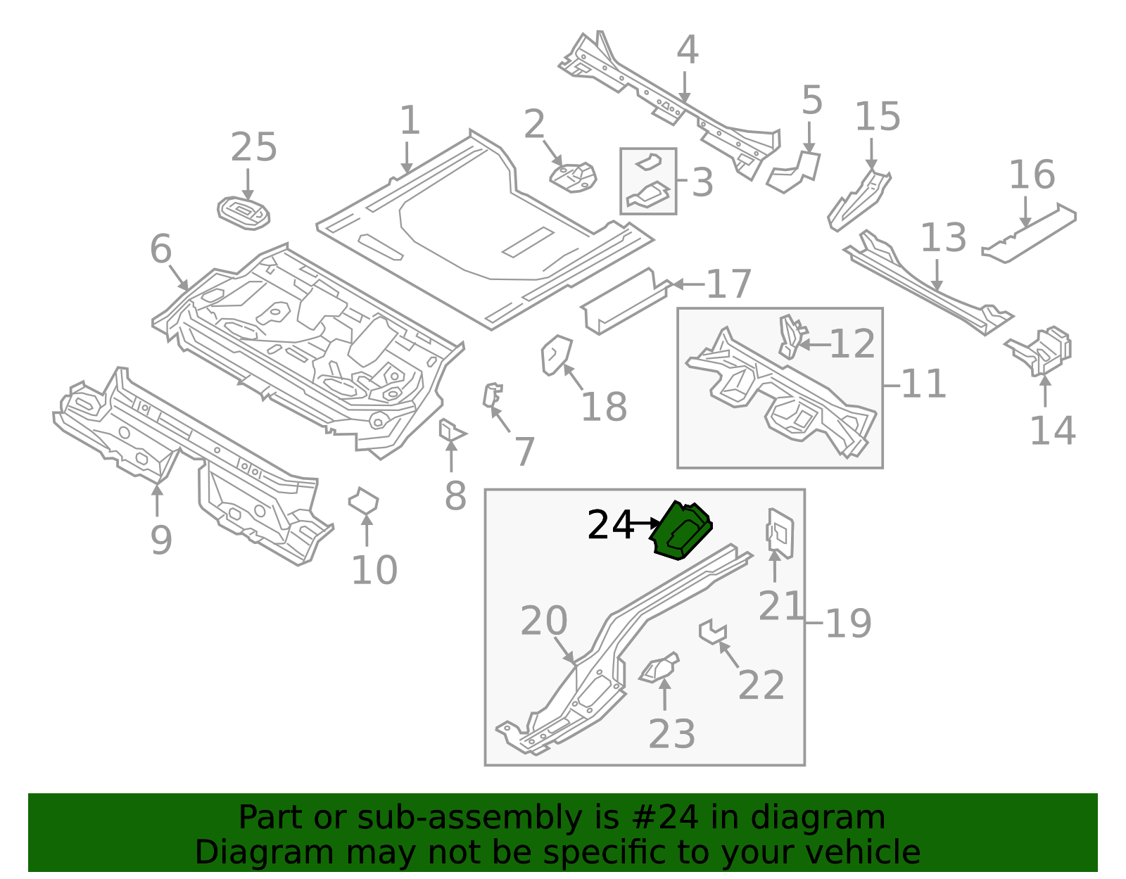 2015-2025 Volkswagen Rail Reinforced 5Q0-804-506-A | VW Direct Auto Parts