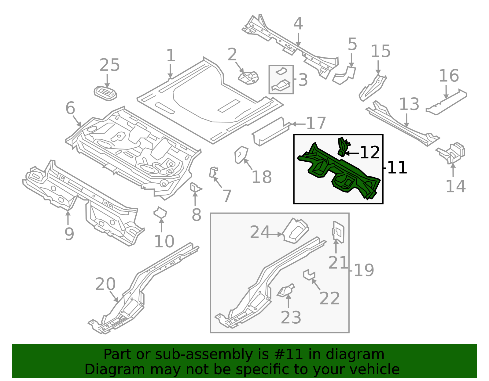 5Q0-803-531-AC - Front Cross-Member 2015-2020 Volkswagen | Wolfsburg ...