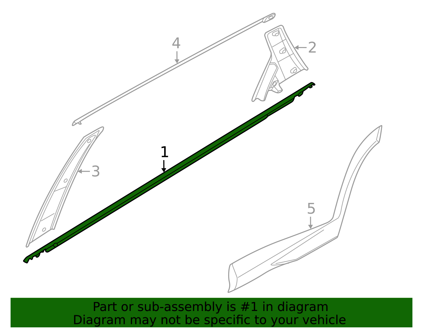 2022-2025 Hyundai Tucson Belt Molding 83220-N9000 | OEM Parts Online