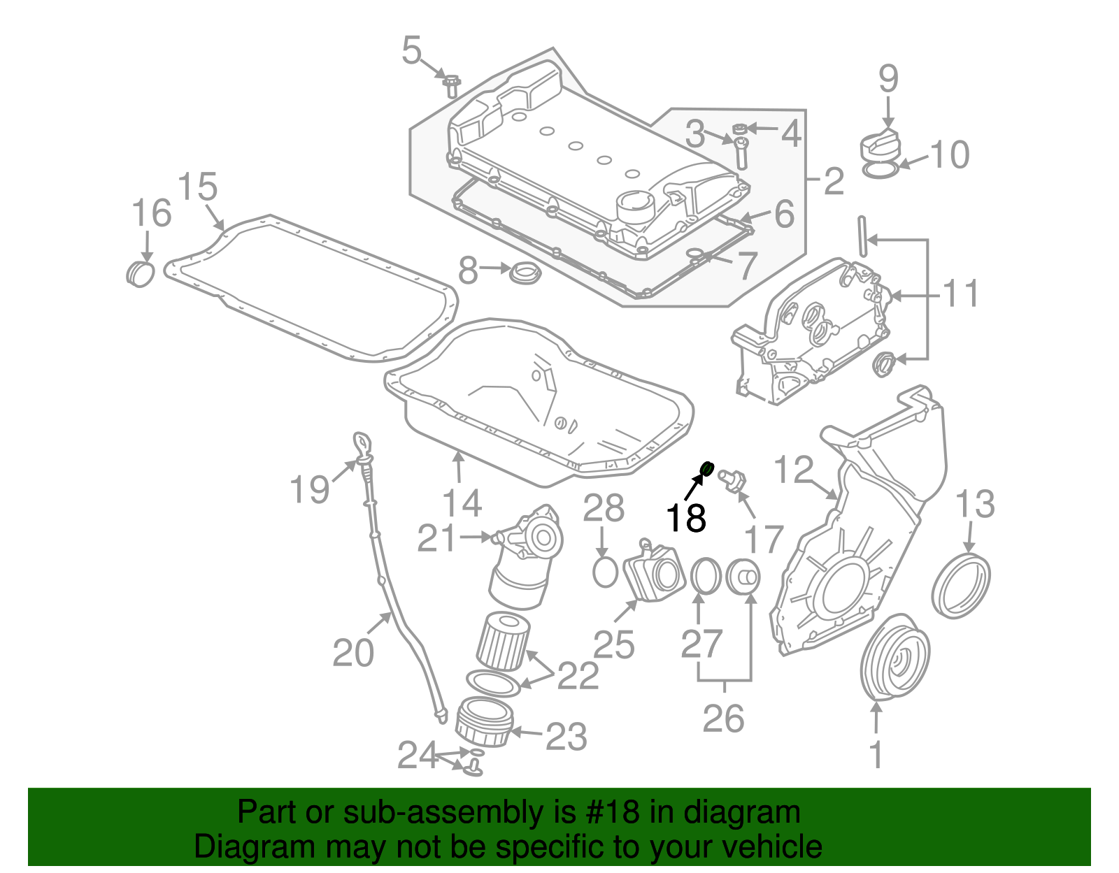 N-013-849-2 - Engine Oil Drain Plug Gasket 1985-2005 Volkswagen ...
