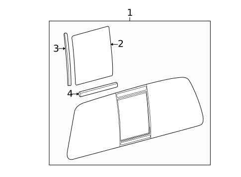 Glass & Hardware - Back for 2015 Ford F-350 Super Duty | TascaParts.com