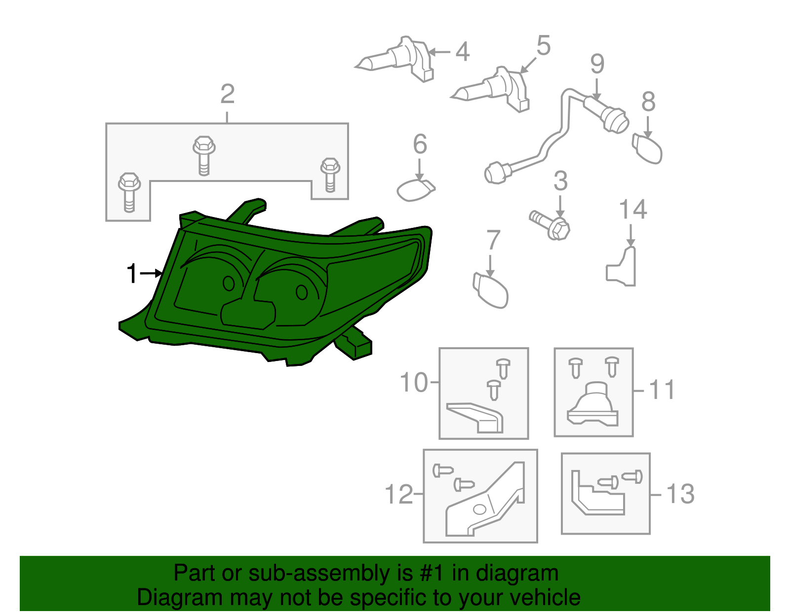 81130-60D33 - Headlamp Assembly - 2008-2011 Toyota Land Cruiser | Nucar ...