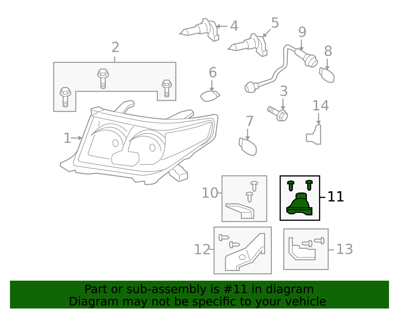81193-60050 - High-Quality Headlight Bracket for 2008-2015 Toyota Land ...