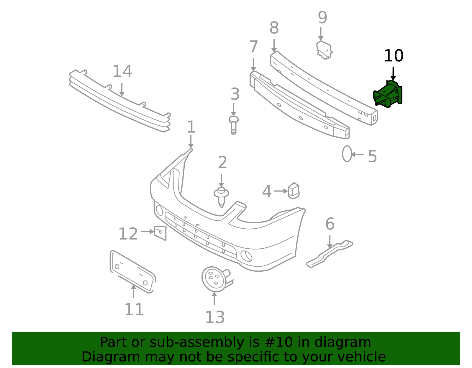2004-2008 Nissan Stay 62210-7Y000 | QuirkParts
