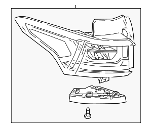 2018-2021 Chevrolet Traverse Lamp (Replaces Part Numbers 84990362 ...