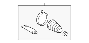 1995-2004 Toyota Tacoma Boot Kit 04438-04011 | Toyota Parts Center