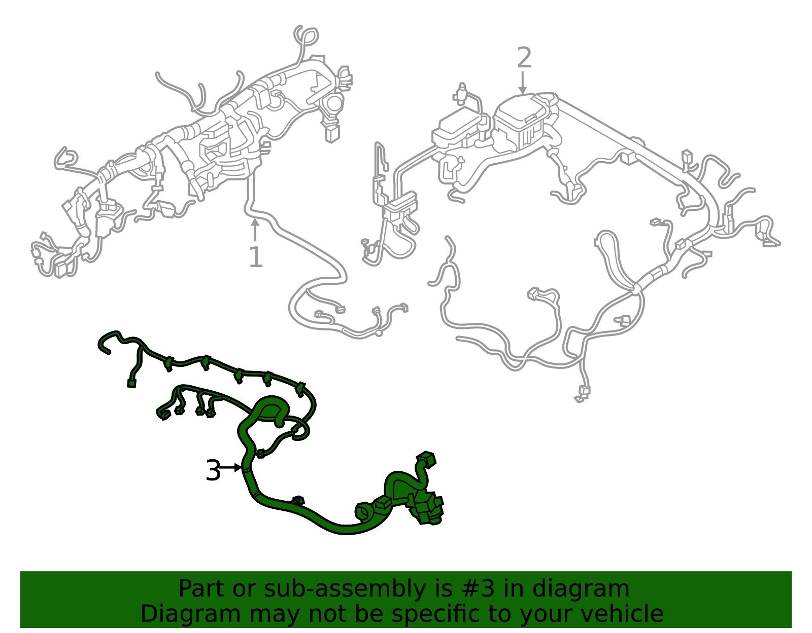 2016-2017 Nissan TITAN XD Engine Harness 24077-EZ00A | TascaParts.com