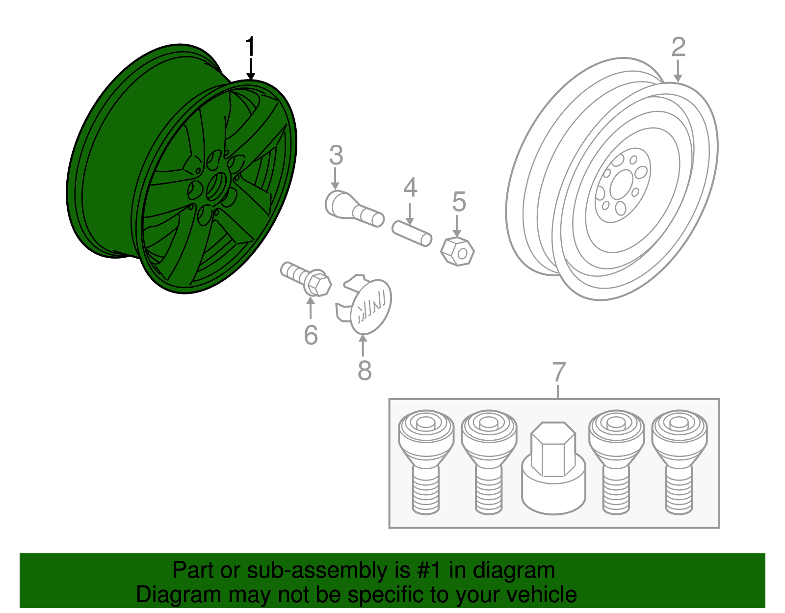 2014-2019 Mini Wheel, Alloy 36-11-6-855-101 | Mini Parts Direct