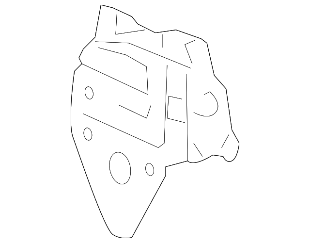 2008-2014 Scion xD Rear Body Panel Gusset 58385-52090 | Toyota Parts Center