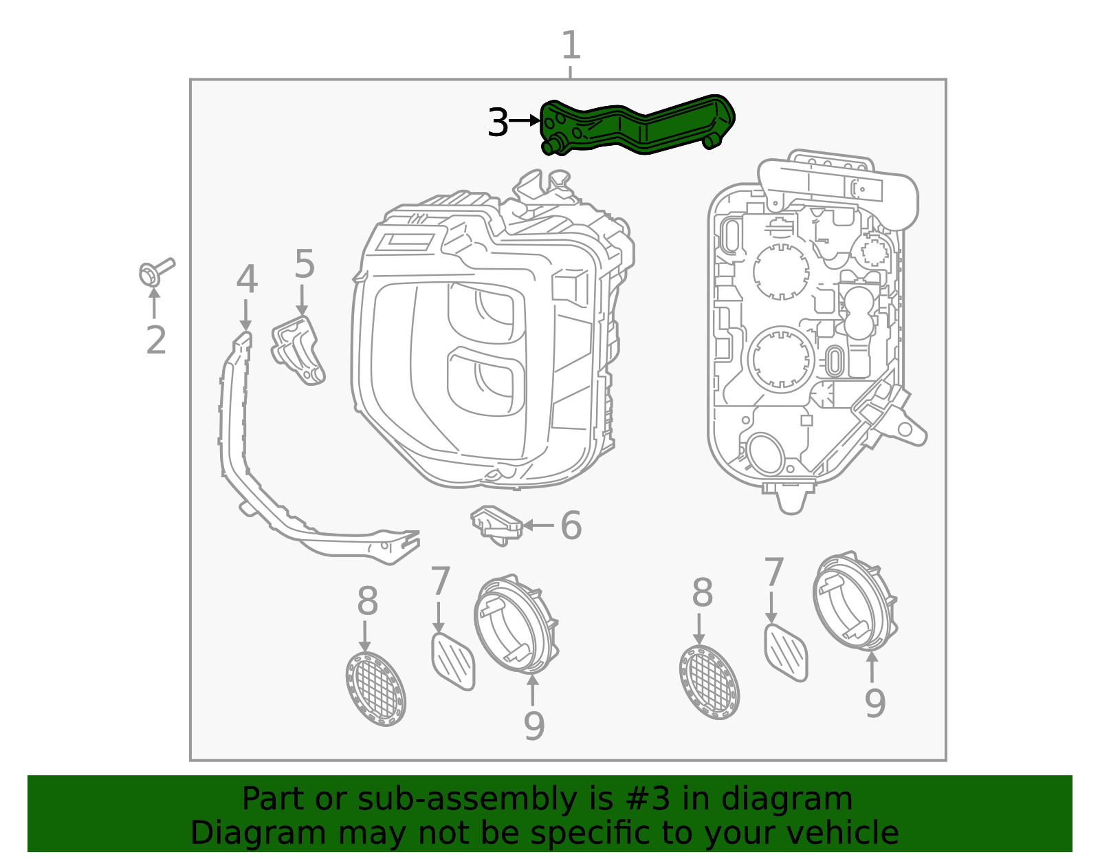 92152-S8000 - High-Quality Headlight Bracket for 2020-2022 Hyundai ...