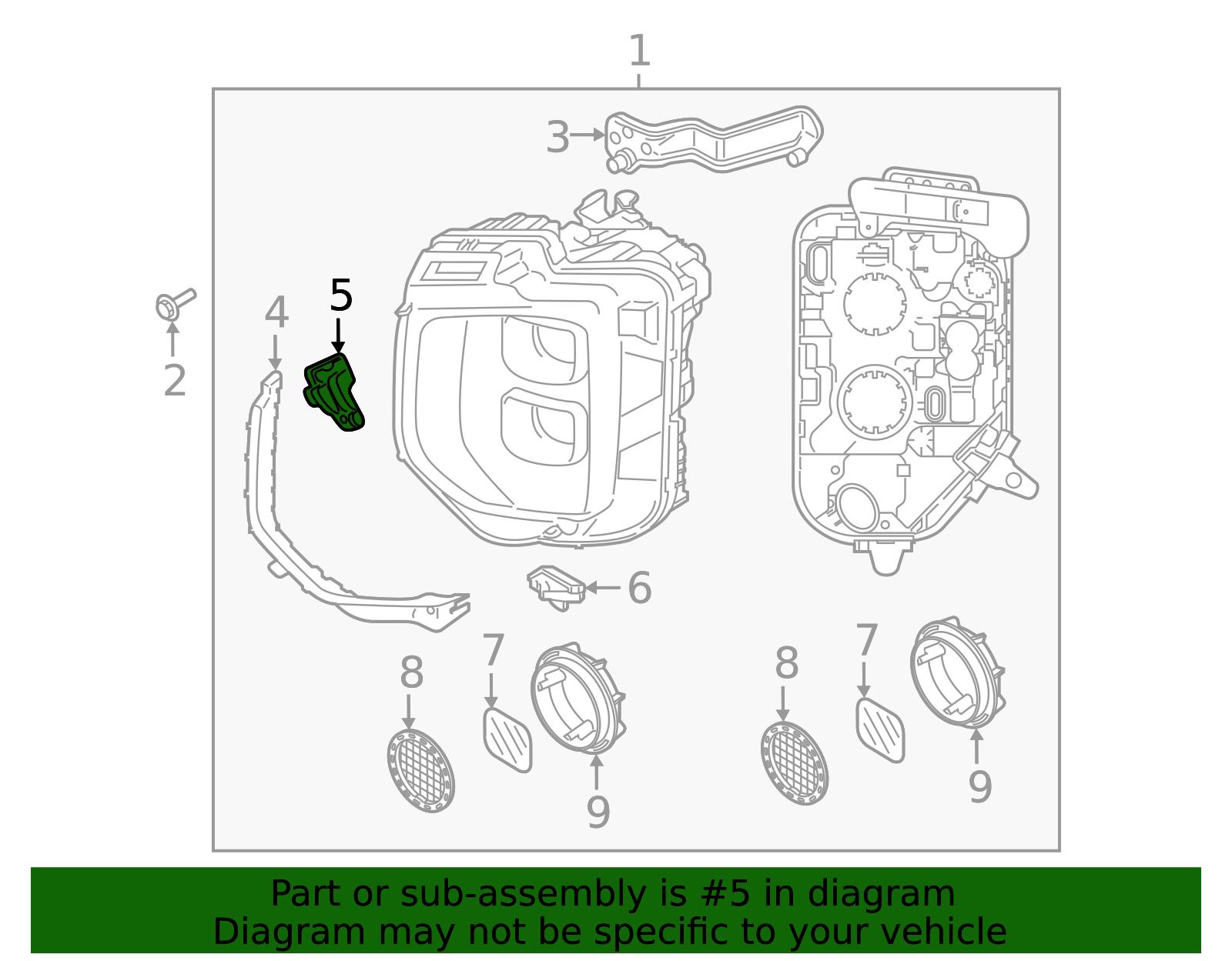 92153-S8000 - High-Quality Headlight Bracket for 2020-2022 Hyundai ...