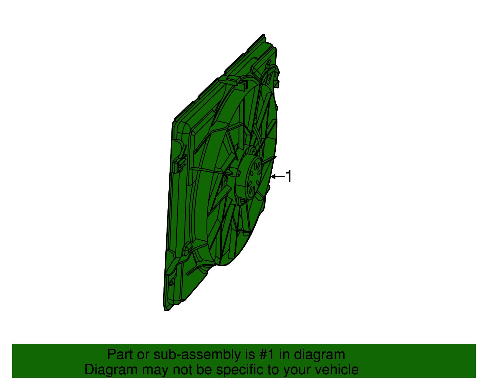 2012-2018 Jeep Fan 68143894AB | Mopar Parts Canada