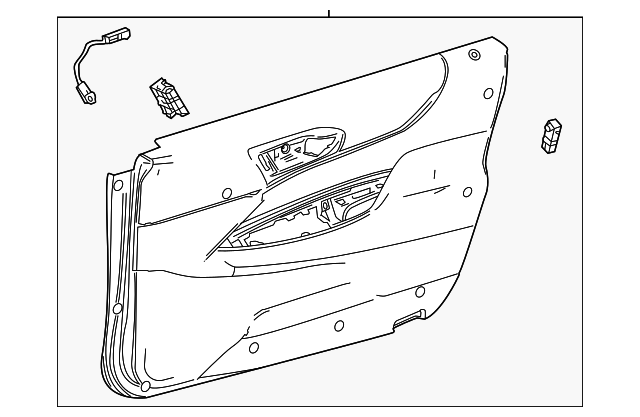 2021-2024 Toyota Mirai Door Trim Panel 67610-62080-C7 | Toyota Parts Center