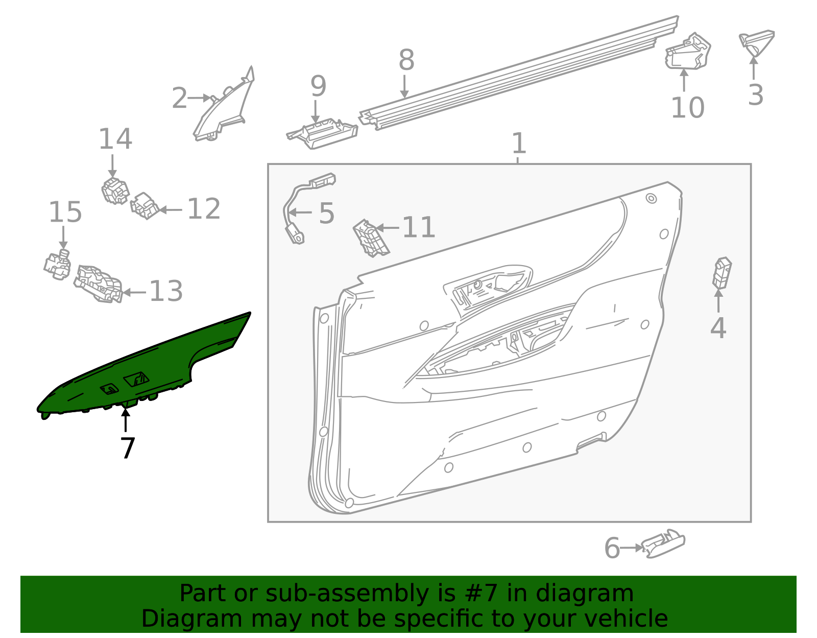 Door Armrest 74230-62040 - Factory Fit & Comfort | AutoNation Parts