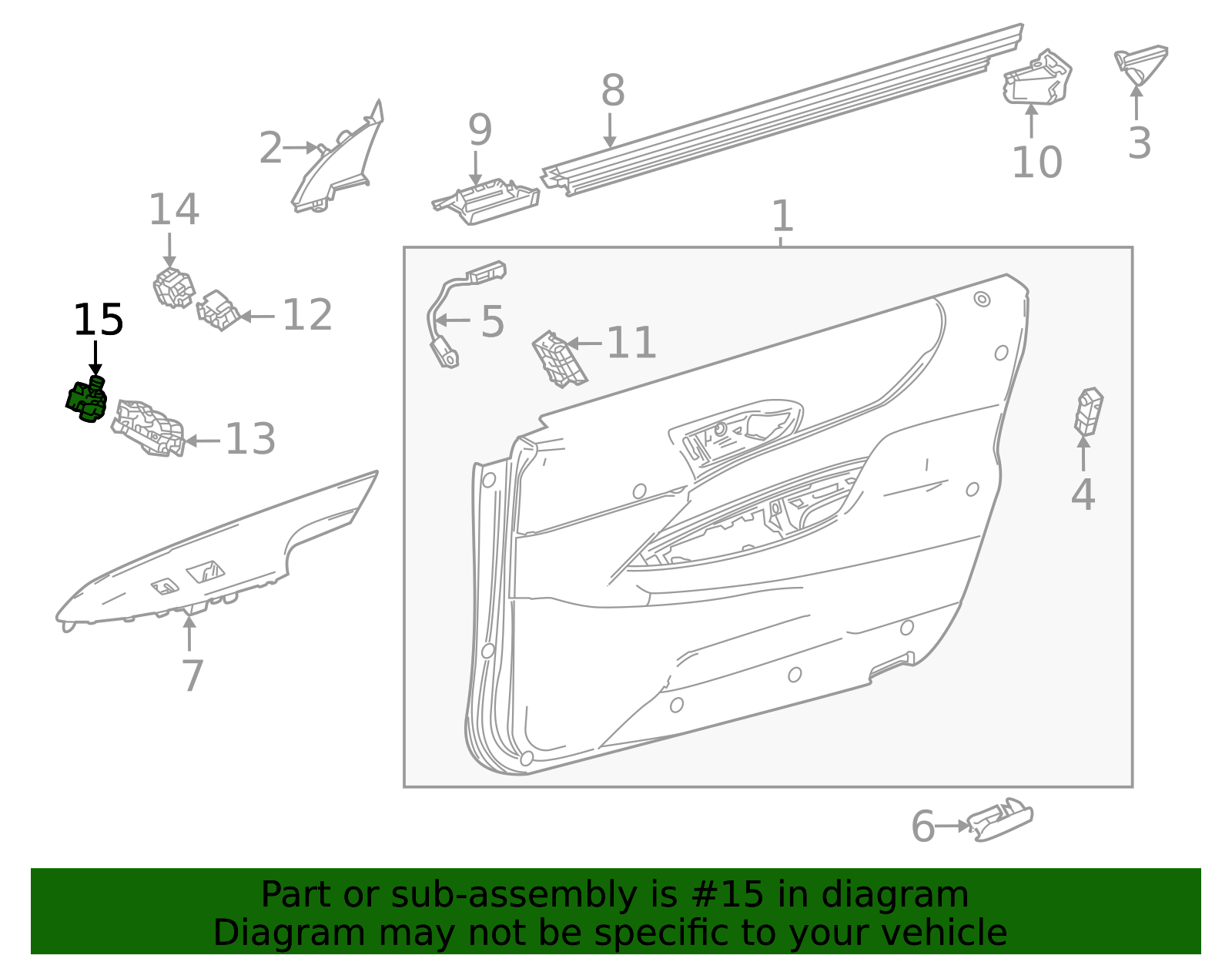 84872-62050 - Mirror Switch 2021-2023 Toyota Mirai | North Park Toyota ...