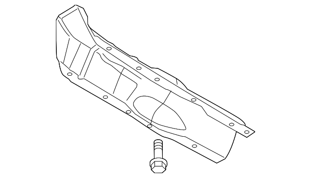 2009-2018 Volkswagen Heat Shield 5N0-825-671-D | vwpartscenter