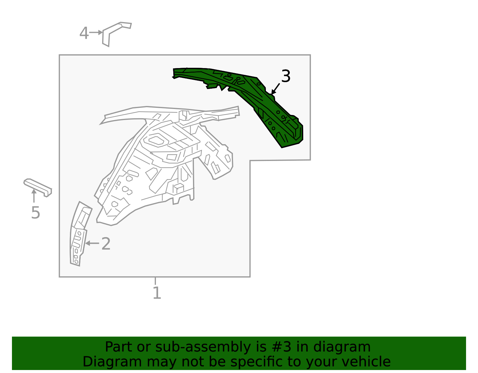 64355-T2F-A00ZZ - Rear Pillar Reinforced 2014-2017 Honda Accord | Honda ...