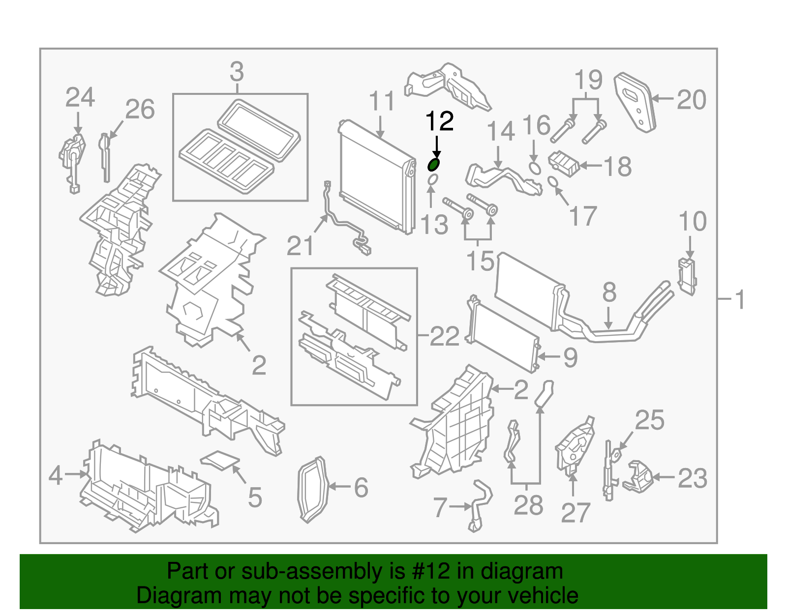W329-61-J17 - 2010-2023 Mazda CX-9 - Front Suction Line O-Ring | Mazda ...