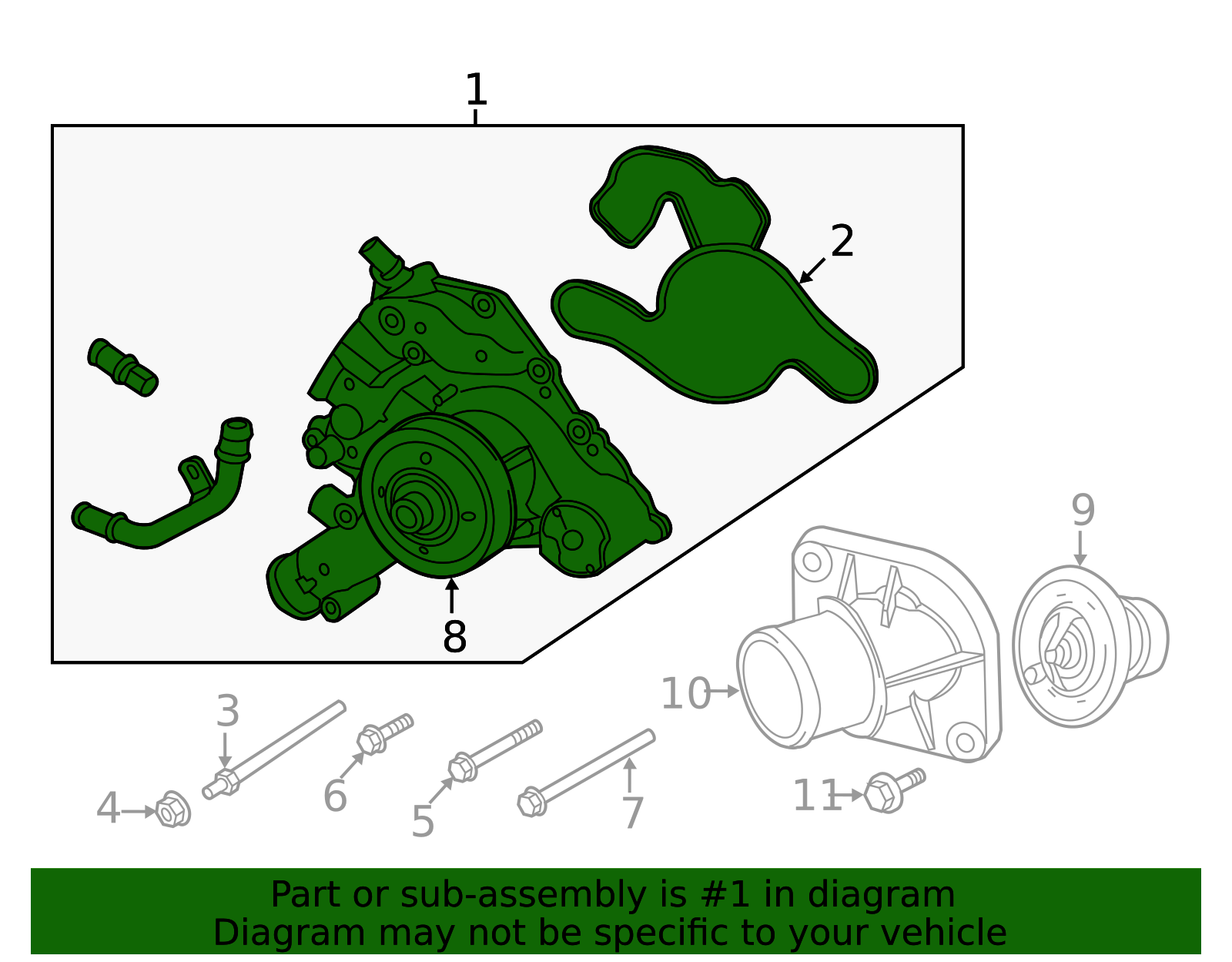2014-2025 Ram Water Pump 04893133AF | Mopar Parts Canada