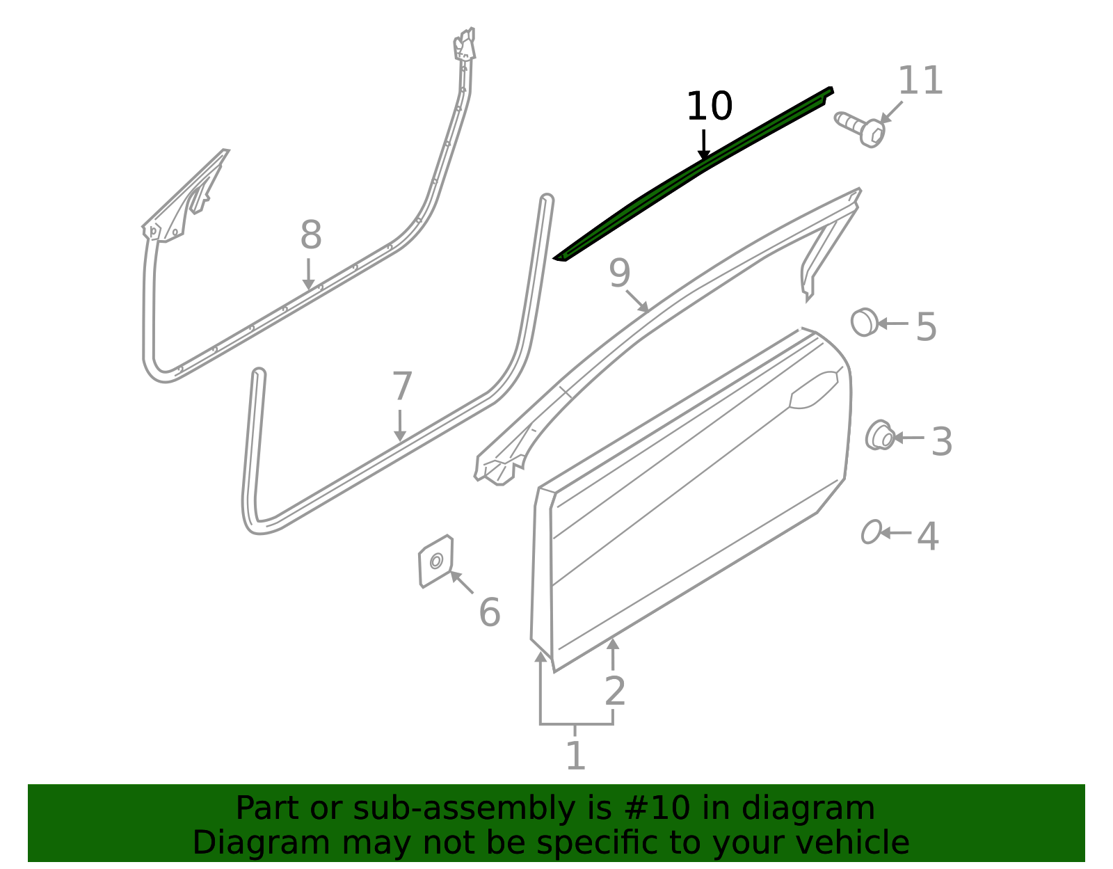 Belt Weather-Strip 82220-2M002 | MotorMotor
