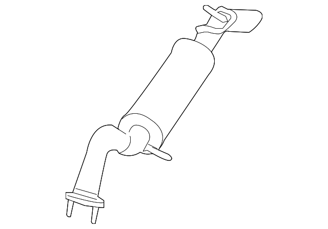 Ford Dealership 2009-2012 Ford Escape Resonator W/Pipe 9L8Z-5A212-C ...