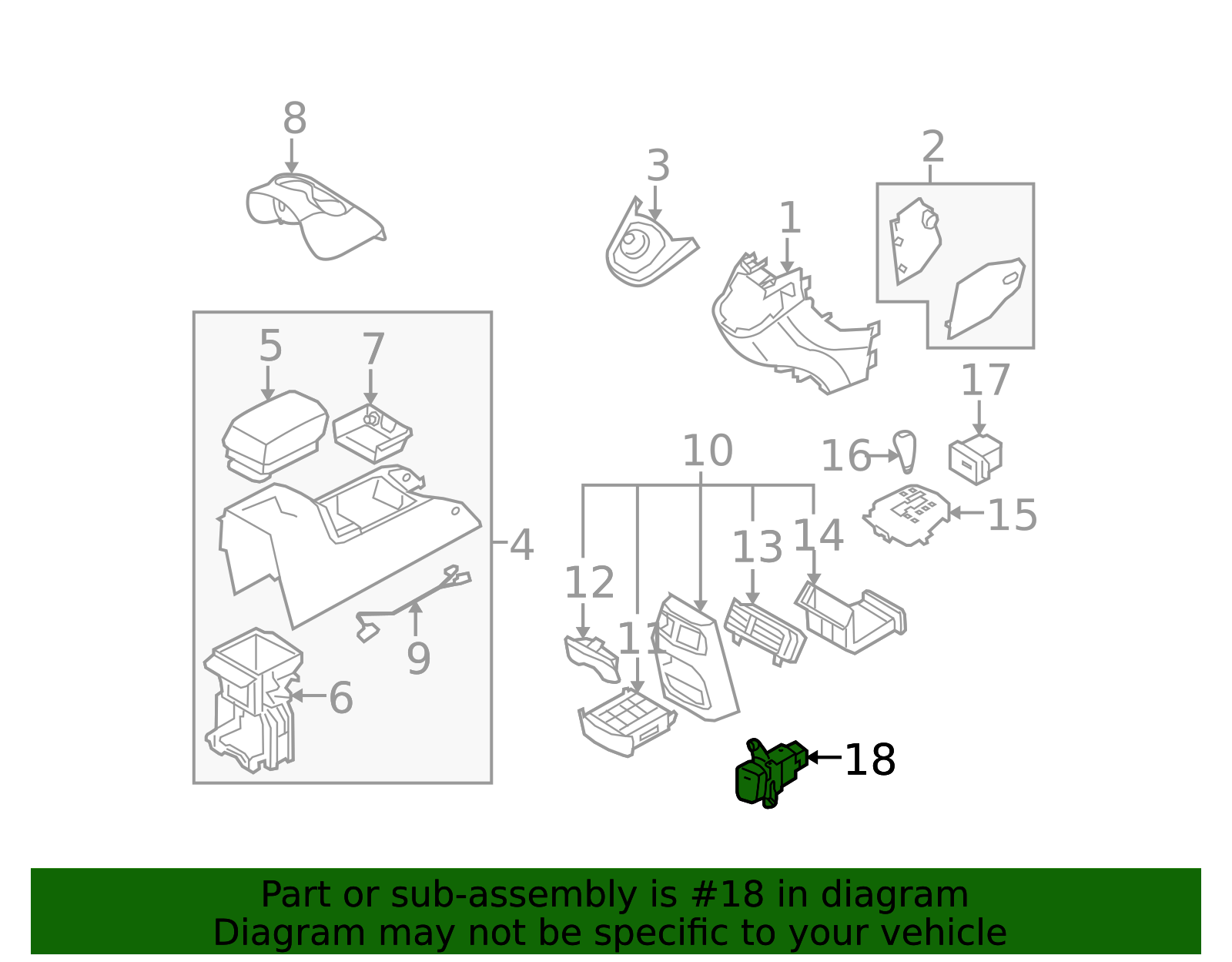 93760-1D000RU - Seat Heat Switch 2007-2010 Kia Rondo | Kia.Parts Store
