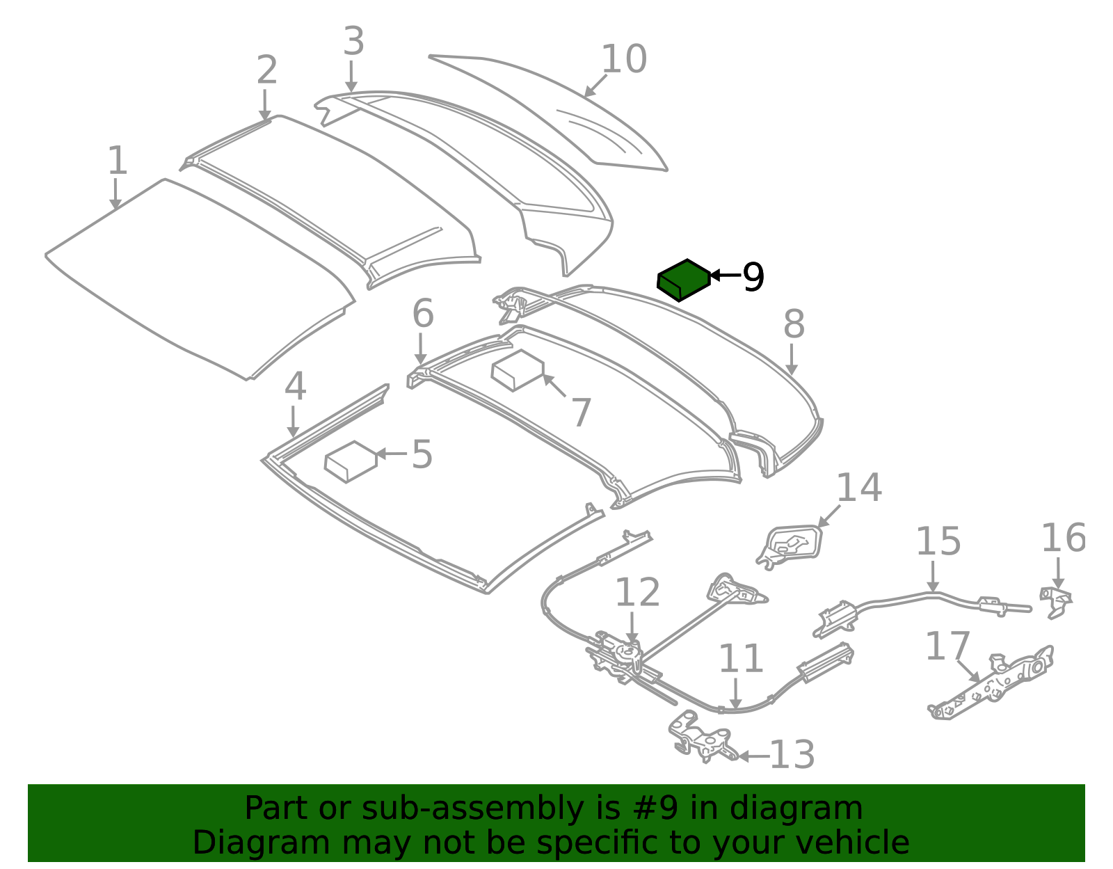 54377175579 - Rear Seal Mount Kit (54-37-7-175-579) | BMW of South ...
