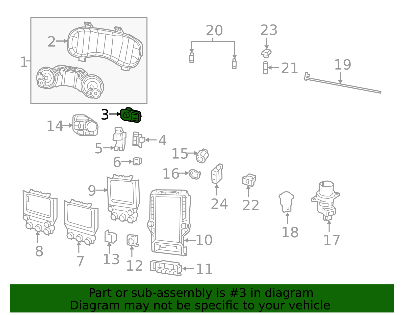 Headlamp Switch 68156066AC | Mopar Parts Canada