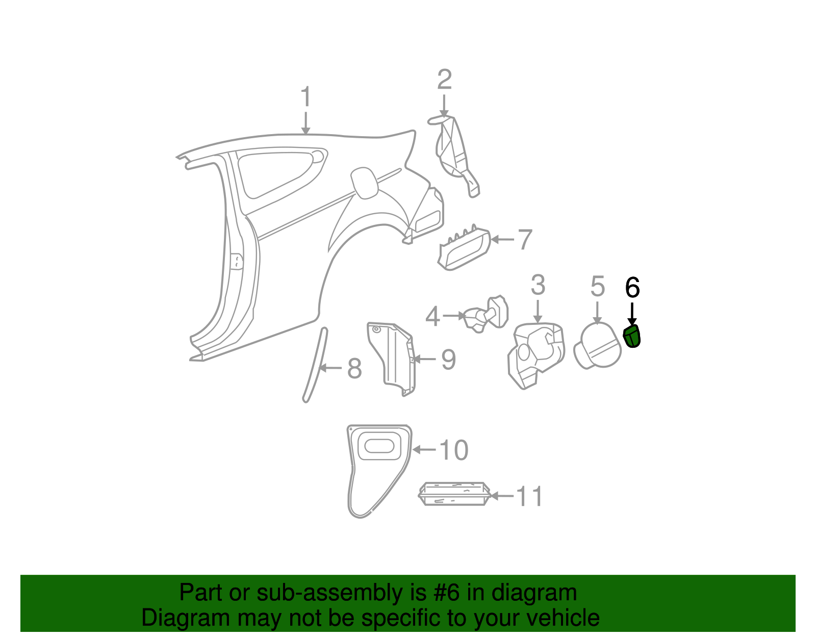 74494-S3M-A00 - Fuel Door Spring 2003-2017 Honda | Honda Parts Online