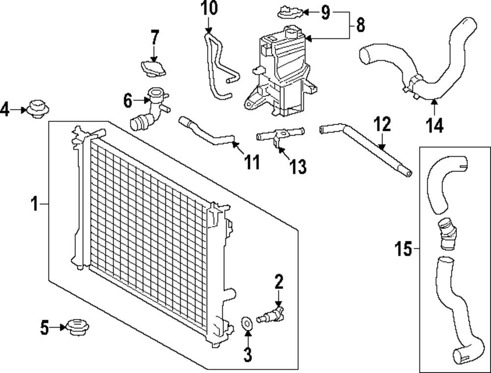 16470-0P130 - Lexus Reservoir Tank 2023-2025 Lexus | Performance Auto Parts