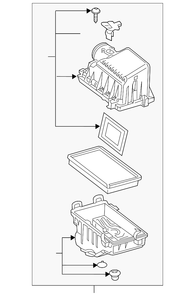 Genuine Toyota Air Filter And Housing Assembly part# 17700-F2010 for ...