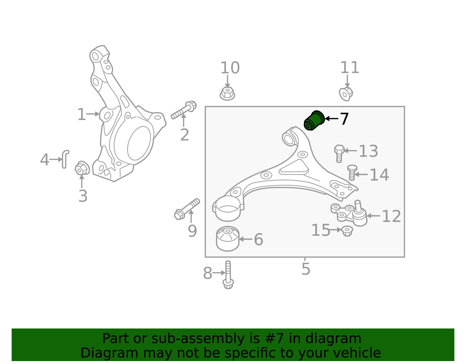 54551-3R000 - Hyundai Lower Control Arm Front Bushing Performance Auto ...